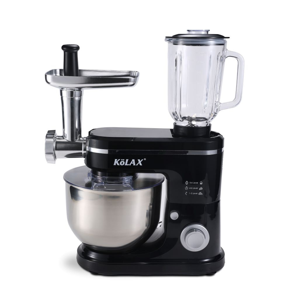5-in-1 Multifunctional Stand Mixer,6.8L 1500W, 6-Speed Tilt-head ...